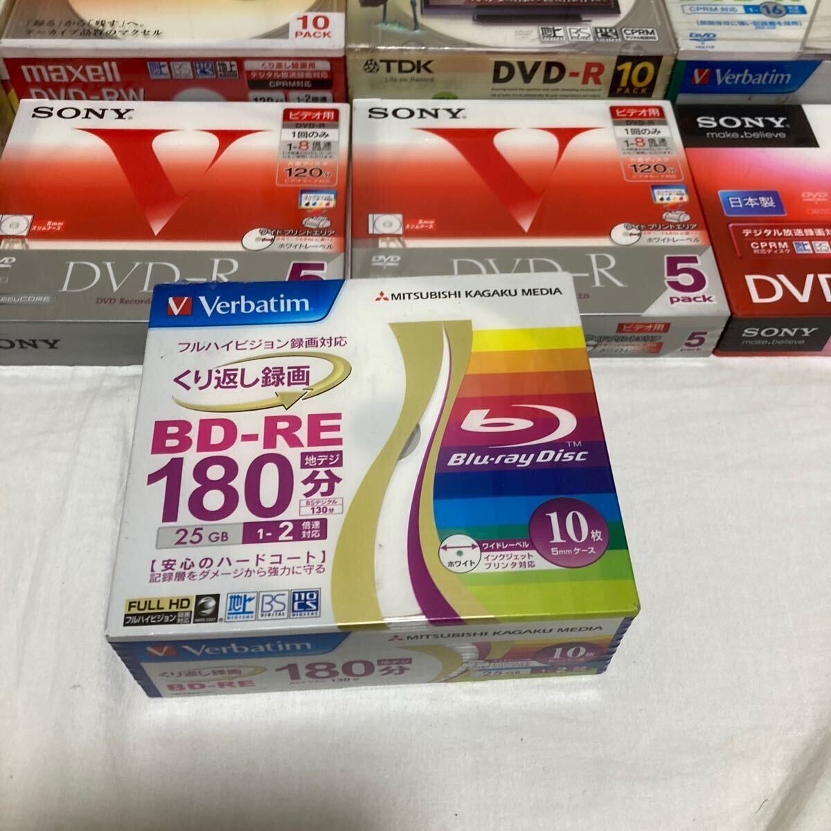 Yahoo!オークション - 未開封 未録画 SONY Panasonic maxell等 DVD-R D...