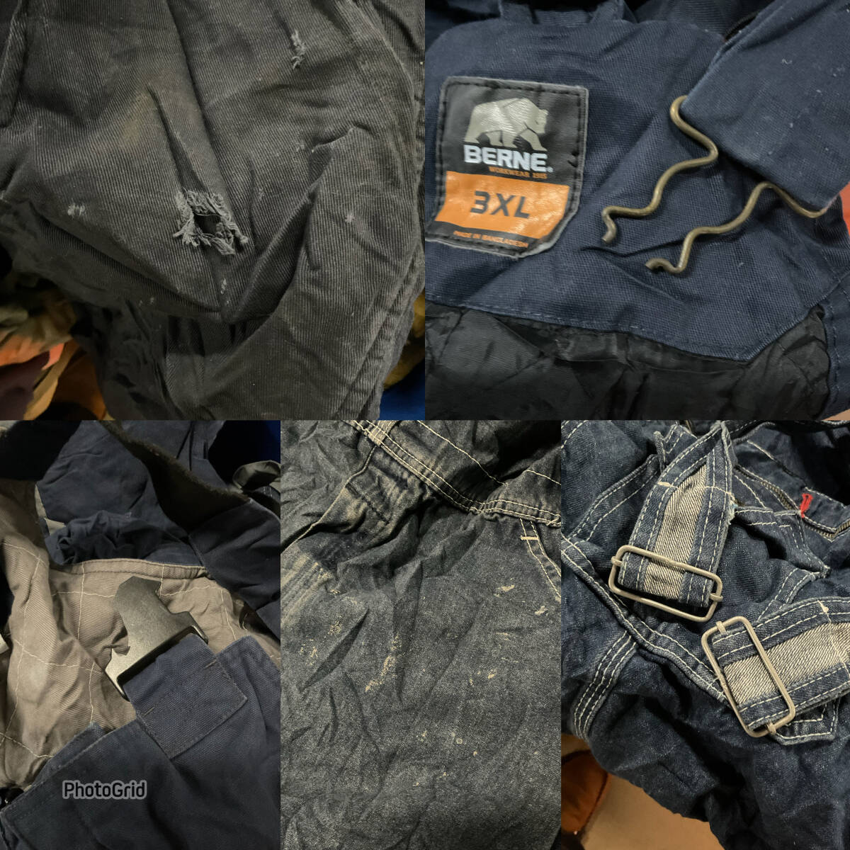 Yahoo!オークション - 【T95】 SALE アメリカ古着卸オススメオーバーオ...