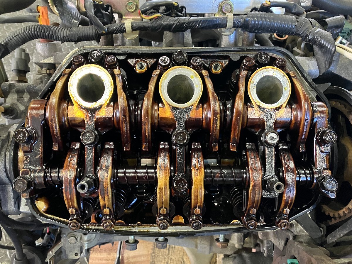 Yahoo!オークション - JA4 トゥデイ 後期 ホンダ純正 エンジン本体 E0...