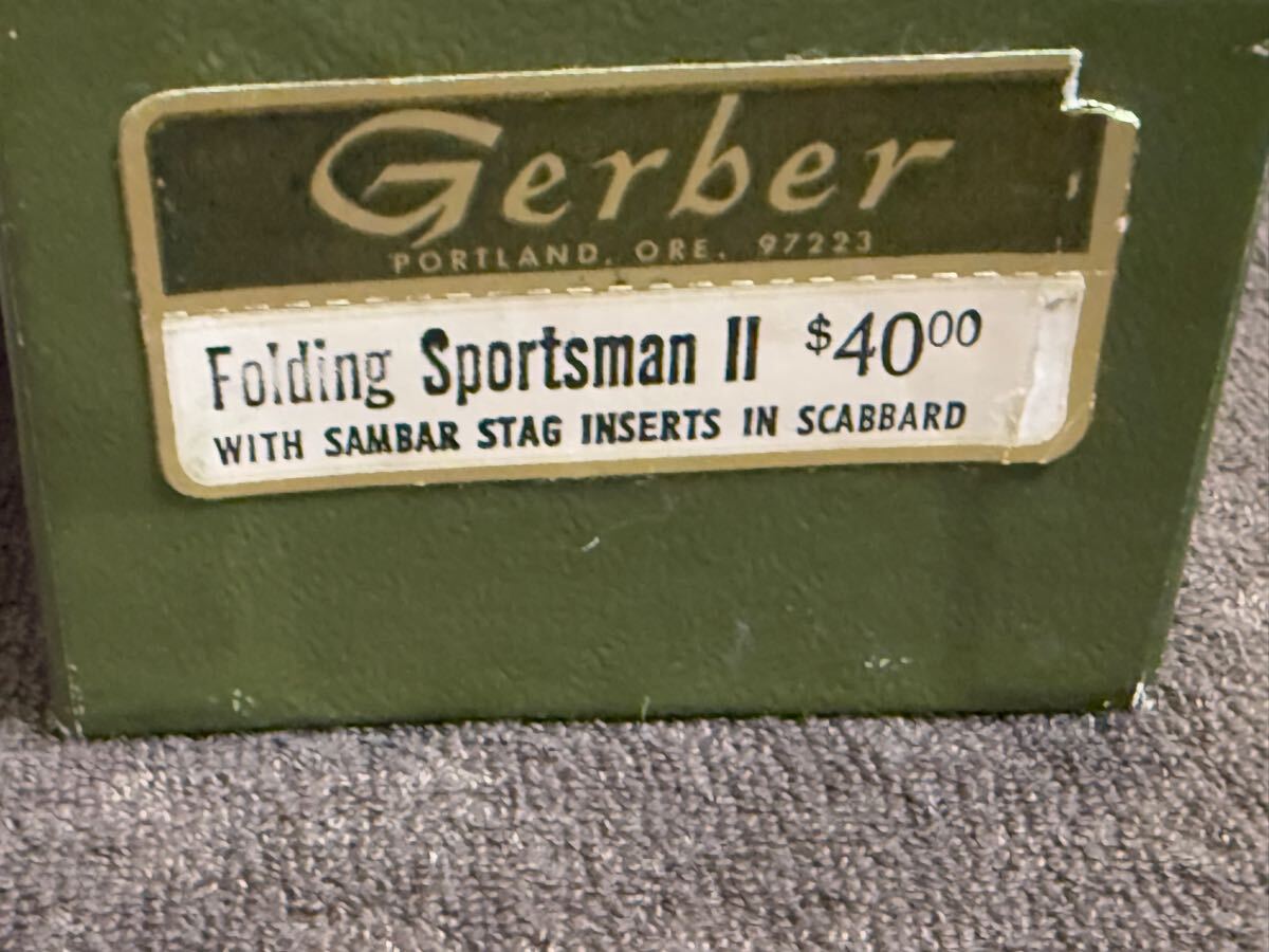 Yahoo!オークション - GERBER 1973年頃 FS II スタッグハンドル ファー...