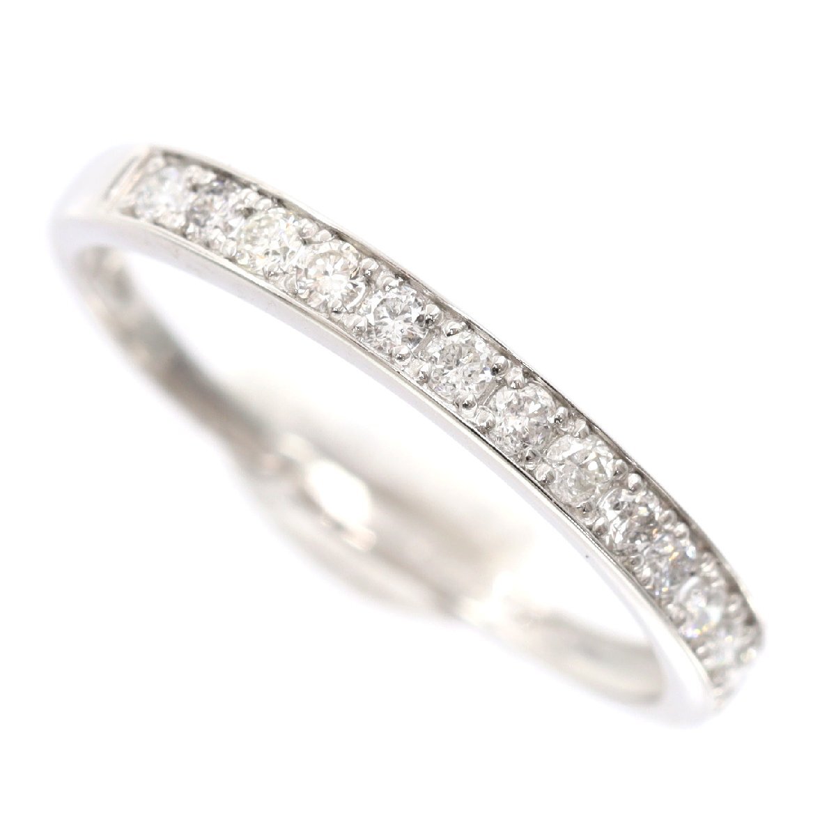 Yahoo!オークション - Pt950 ダイヤモンド リング 1.4g 0.20ct 08B15