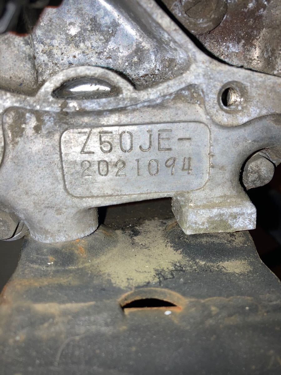 Yahoo!オークション - HONDA モンキー Z50JE エンジン E26 HMGK4 現状...
