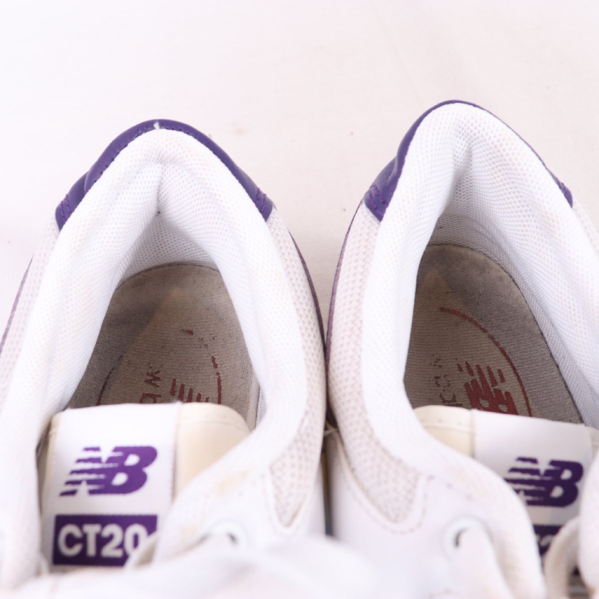 Yahoo!オークション - CT20 ニューバランス 26.5cm/new balance 白 ホ...