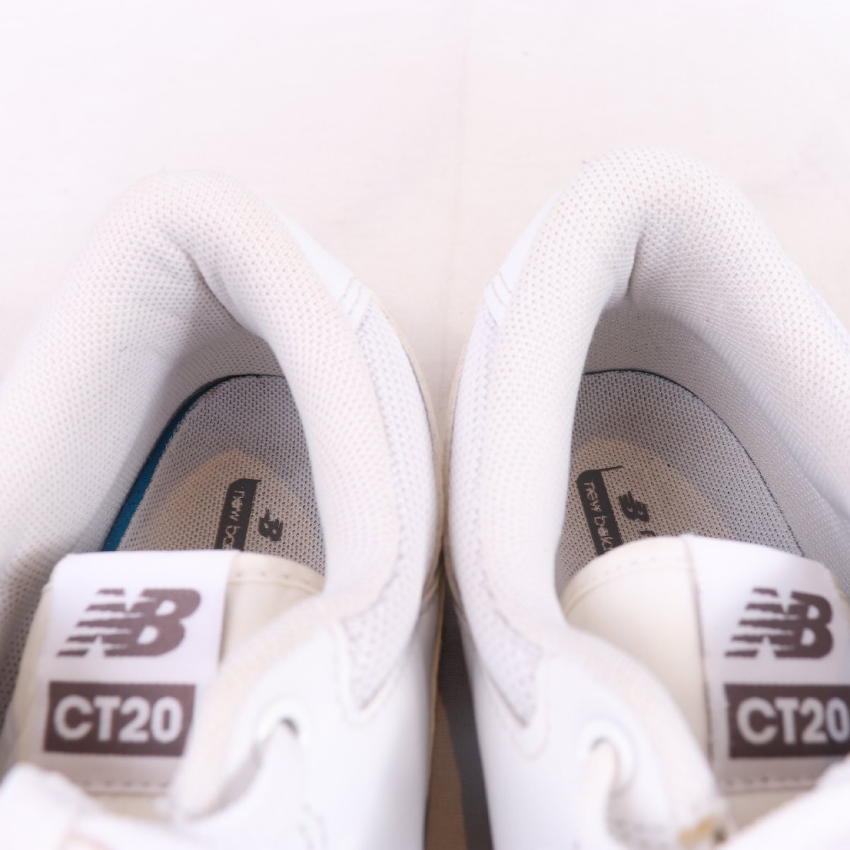 Yahoo!オークション - CT20 ニューバランス 25.0cm/new balance 白 ホ...