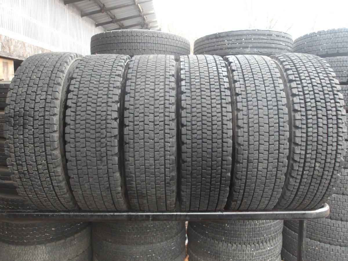 Yahoo!オークション - N993-7 245/80R17.5 冬6本セット スタッドレス L...