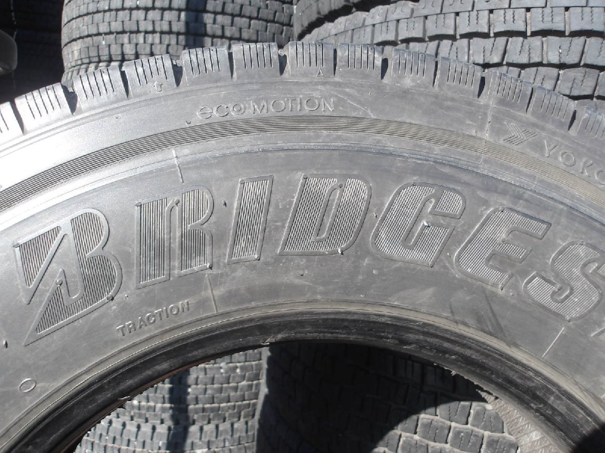 Yahoo!オークション - O30-6 送料無料 225/80R17.5 冬6本セット スタッ...