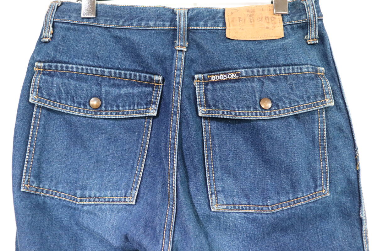 Yahoo!オークション - 即決 80～90’s BOBSON ボブソン ワイドストレー...