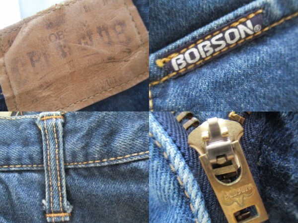 Yahoo!オークション - 即決 80～90’s BOBSON ボブソン ワイドストレー...