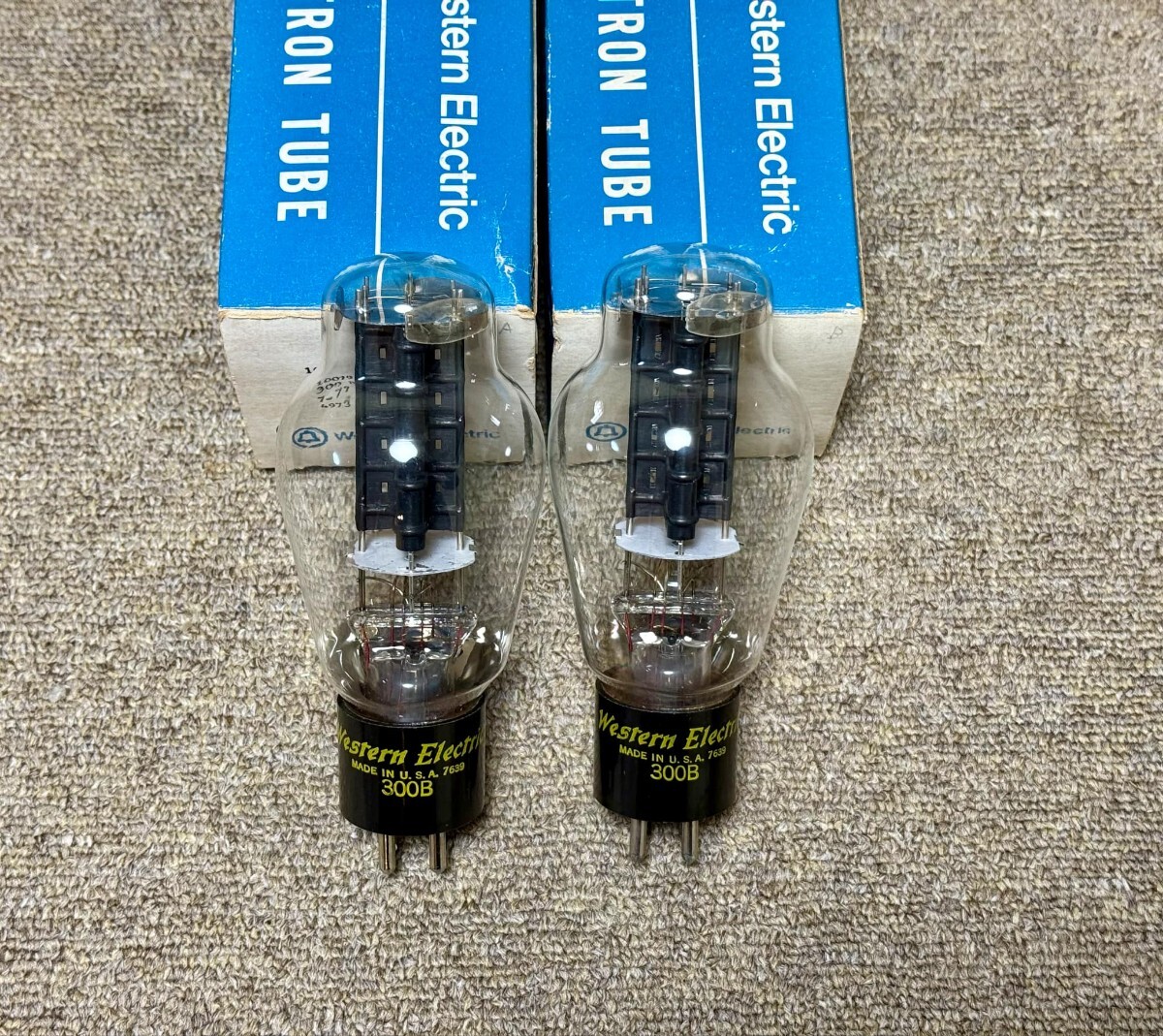 Yahoo!オークション - 300B Western Electric 7639/7639 真空管 ペア