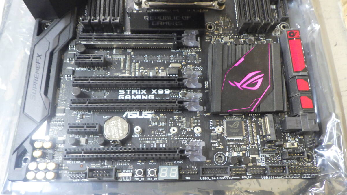 Yahoo!オークション - ASUS LGA 2011-v3対応ATXマザーボード ROG STRI...