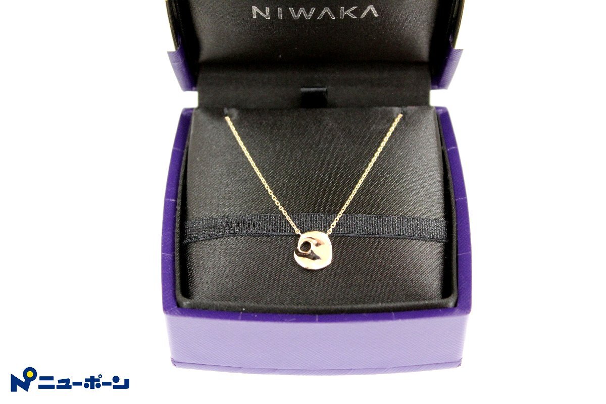 Yahoo!オークション - 1T185 NIWAKA(俄) SUIREN(睡蓮) 750PG ネックレ...