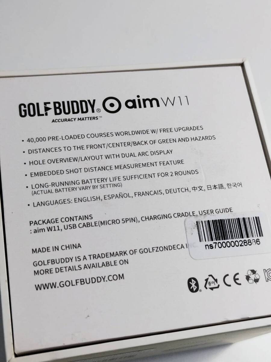 Yahoo!オークション - GOLF BUDDY aim W11 ゴルフウォッチ