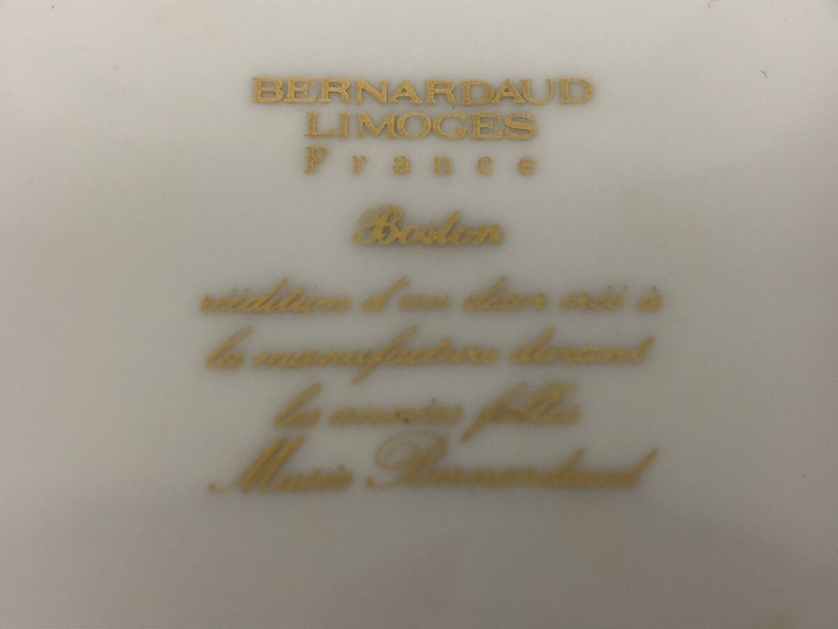 Yahoo!オークション - K302-SB4-2236 BERNARDAUD LIMOGES ベルナルド ...