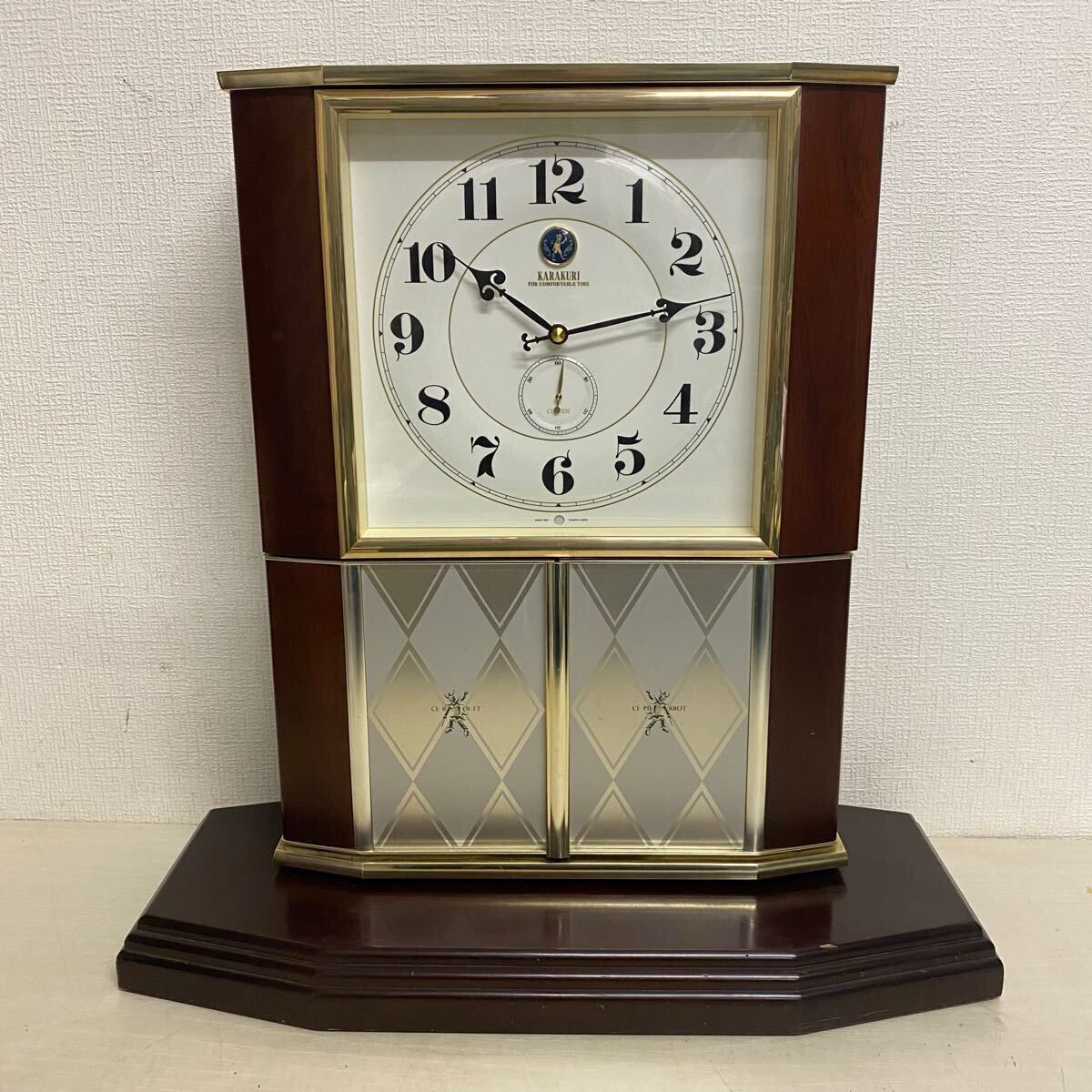 現状品】CITIZEN KARAKURI 王様とピエロ KC2664-1 からくり時計 現状品】CITIZEN KARAKURI 王様とピエロ KC2664-1 からくり時計