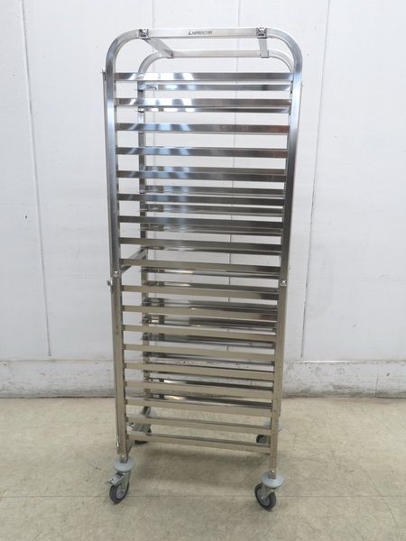 Yahoo!オークション - H066 キプロスター ステンレス製ラックカート キ...