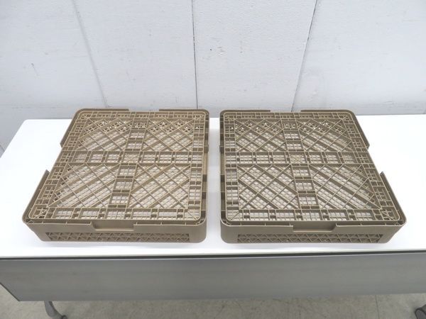 Yahoo!オークション - H033 食器洗浄機用 オープンラック2個セット 500...