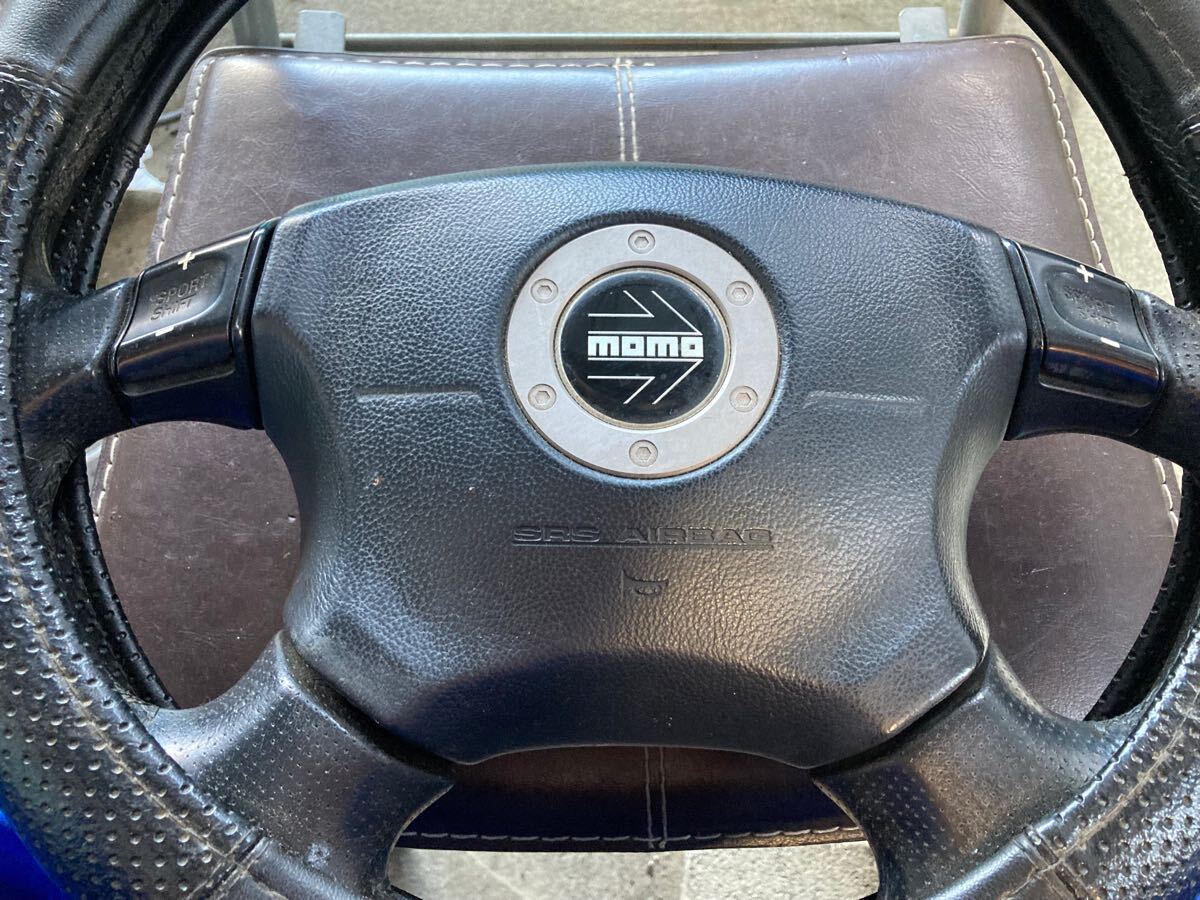 BH5 レガシィ スバル ステアリングホイール モモ カバー付き(ステアリング、ハンドル本体)｜売買されたオークション情報、yahooの商品情報をアーカイブ公開 - オークファン（aucfan ...