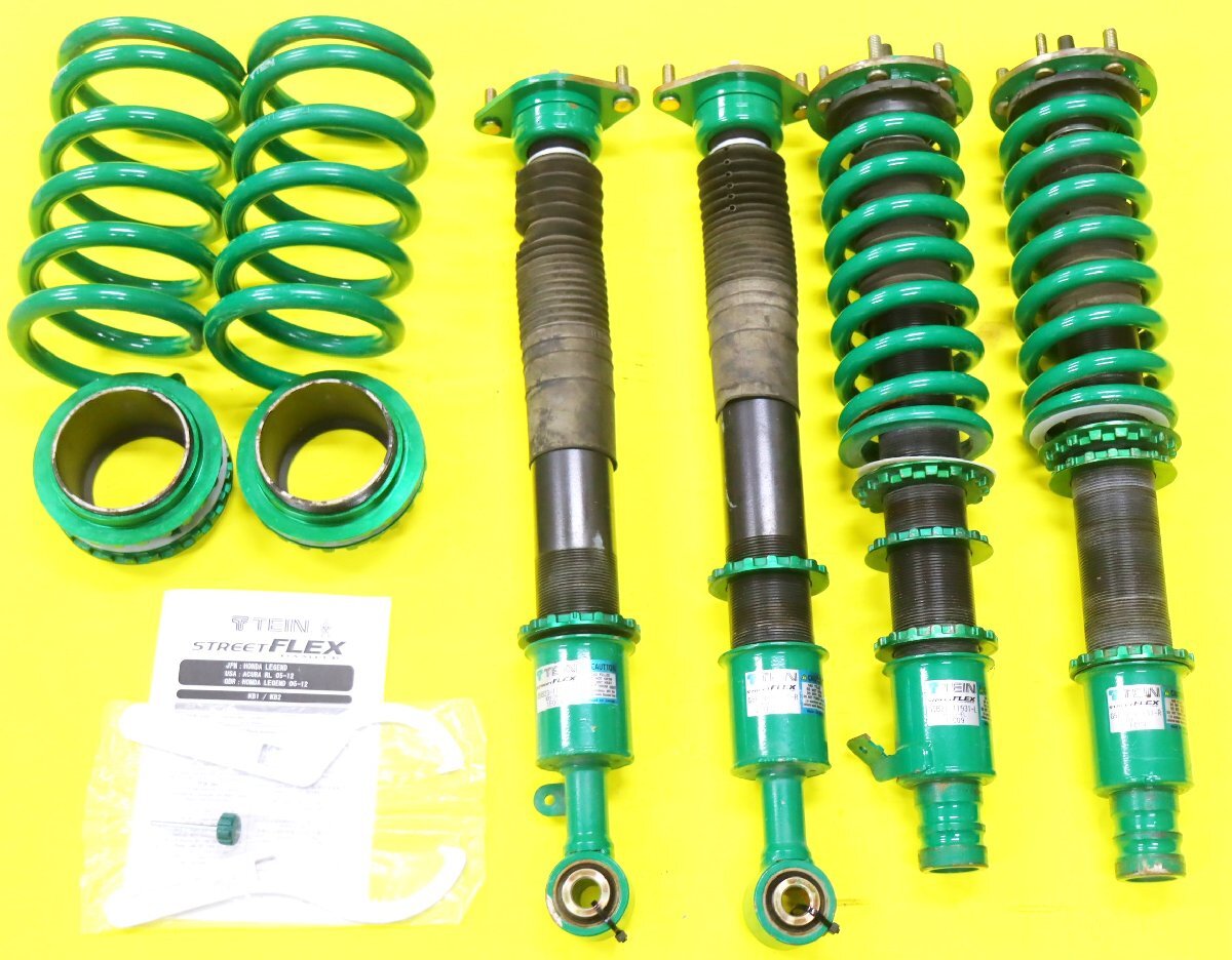 レジェンド KB1 KB2 TEIN STREET FLEX 車高調(サスペンションキット（一式）)｜売買されたオークション情報、yahooの商品情報をアーカイブ公開 - オークファン ...