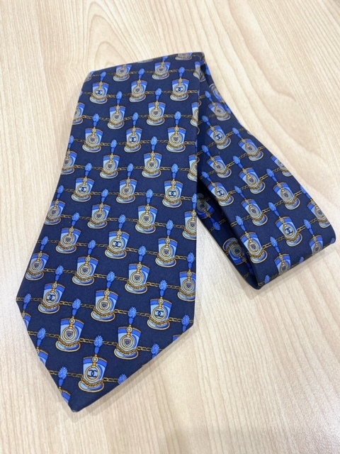 Yahoo!オークション - F7-7-11 CHANEL シャネル ネクタイ ココマーク ...