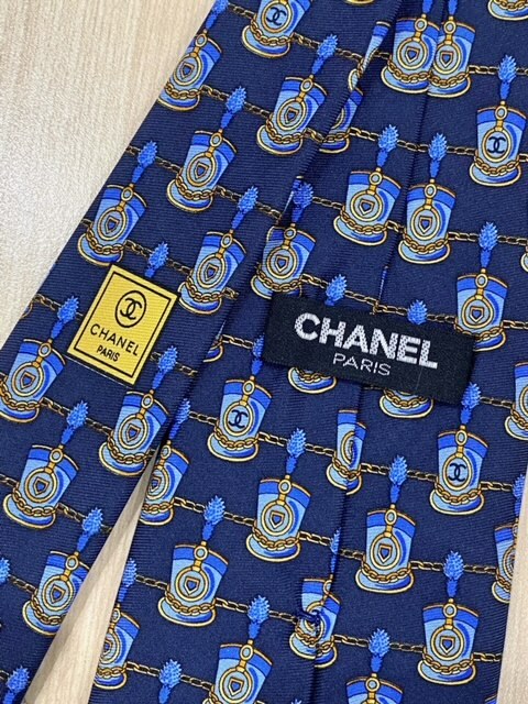 Yahoo!オークション - F7-7-11 CHANEL シャネル ネクタイ ココマーク ...