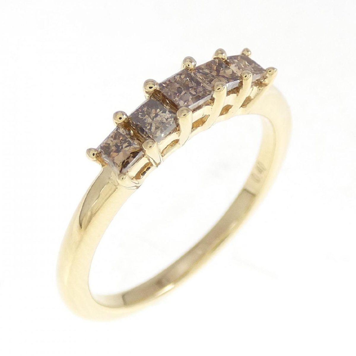 Yahoo!オークション - K18YG ダイヤモンド リング 0.40CT