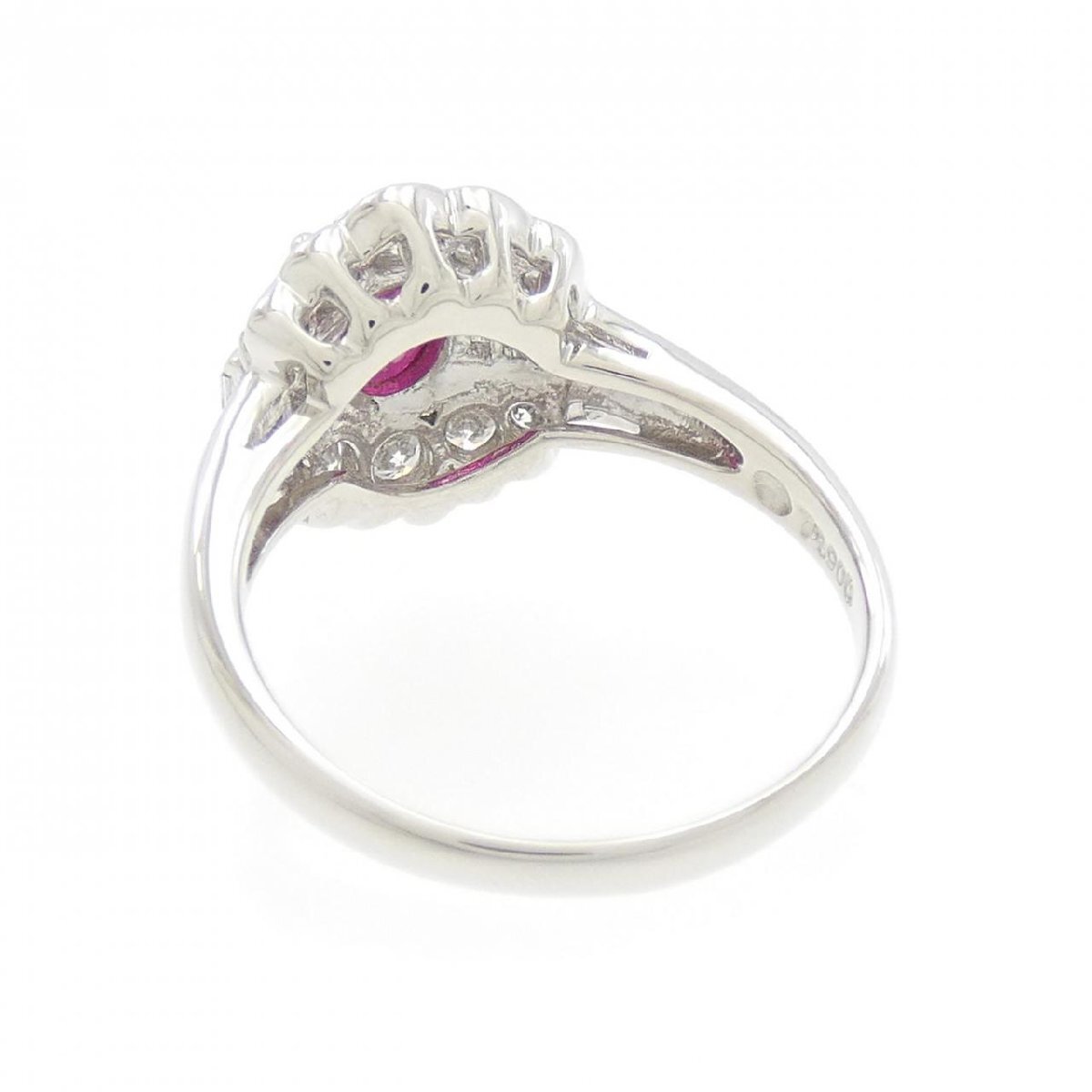 Yahoo!オークション - PT ルビー リング 0.76CT