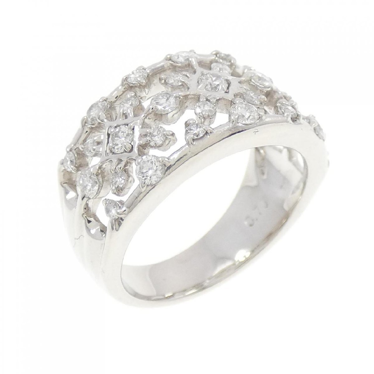 Yahoo!オークション - PT ダイヤモンド リング 0.70CT