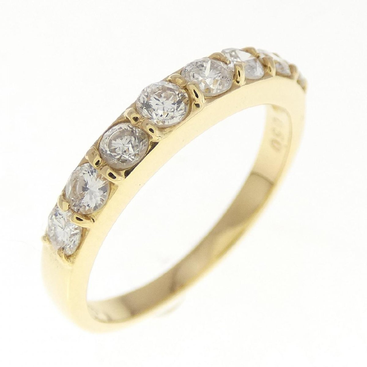 Yahoo!オークション - K18YG ダイヤモンド リング 0.50CT