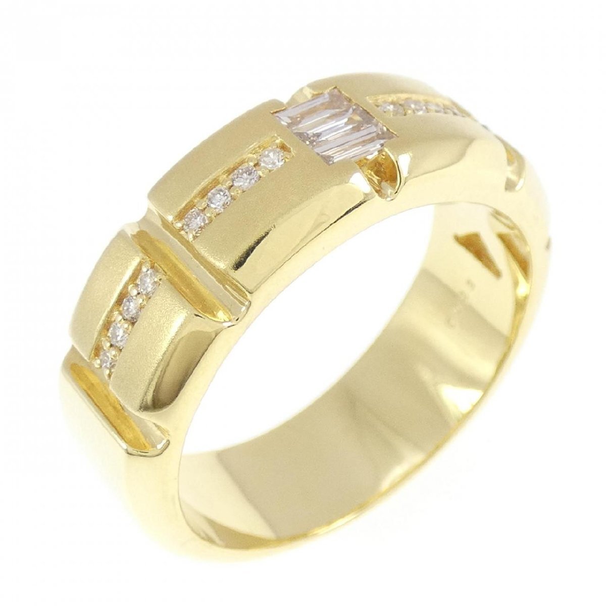 Yahoo!オークション - 【新品】K18YG ダイヤモンド リング 0.23CT