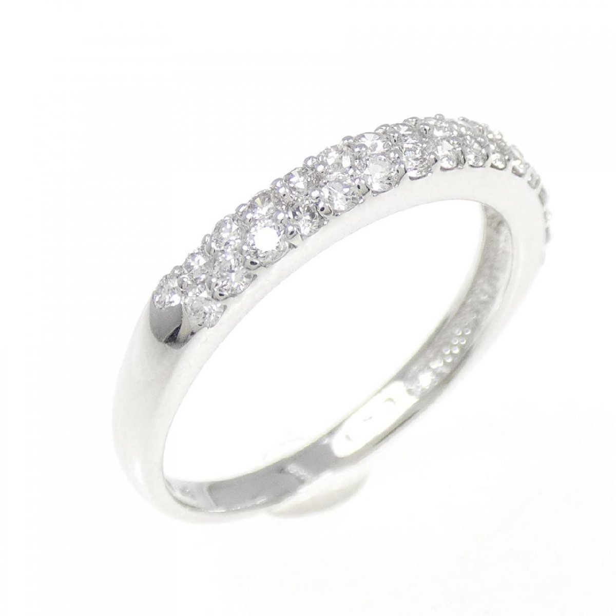 Yahoo!オークション - K18WG ダイヤモンド リング 0.40CT