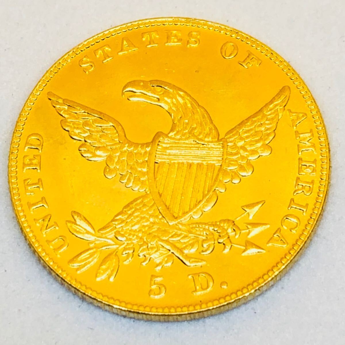 Yahoo!オークション - 金貨 アメリカ 1834年 5ドル クラシックヘッド ...