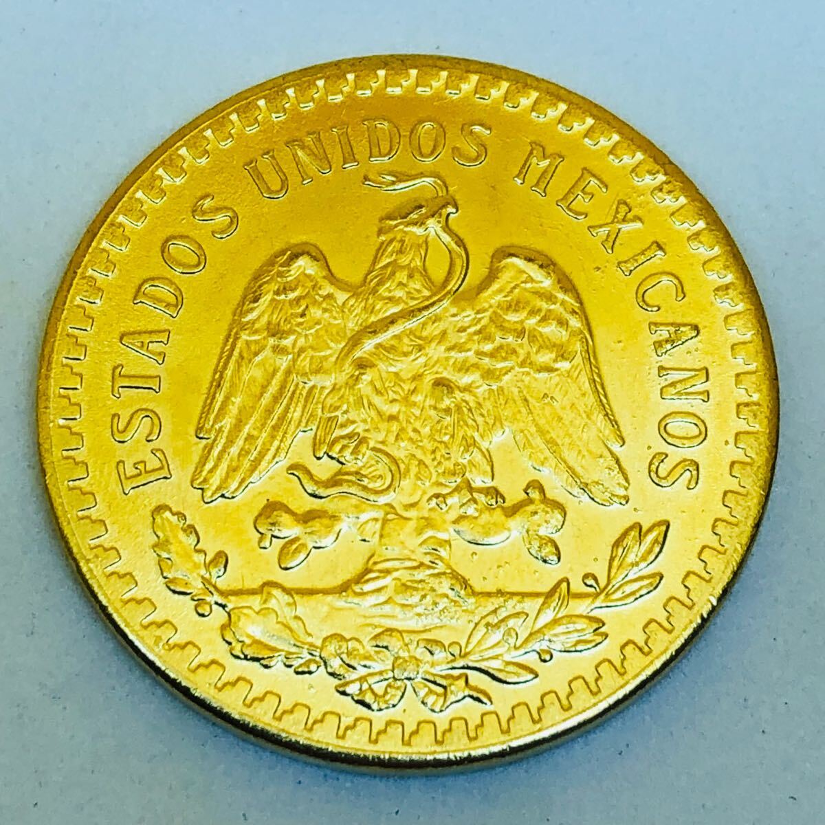 Yahoo!オークション - 金貨 1921年 50 ペソ センテナリオ メキシコ 美...