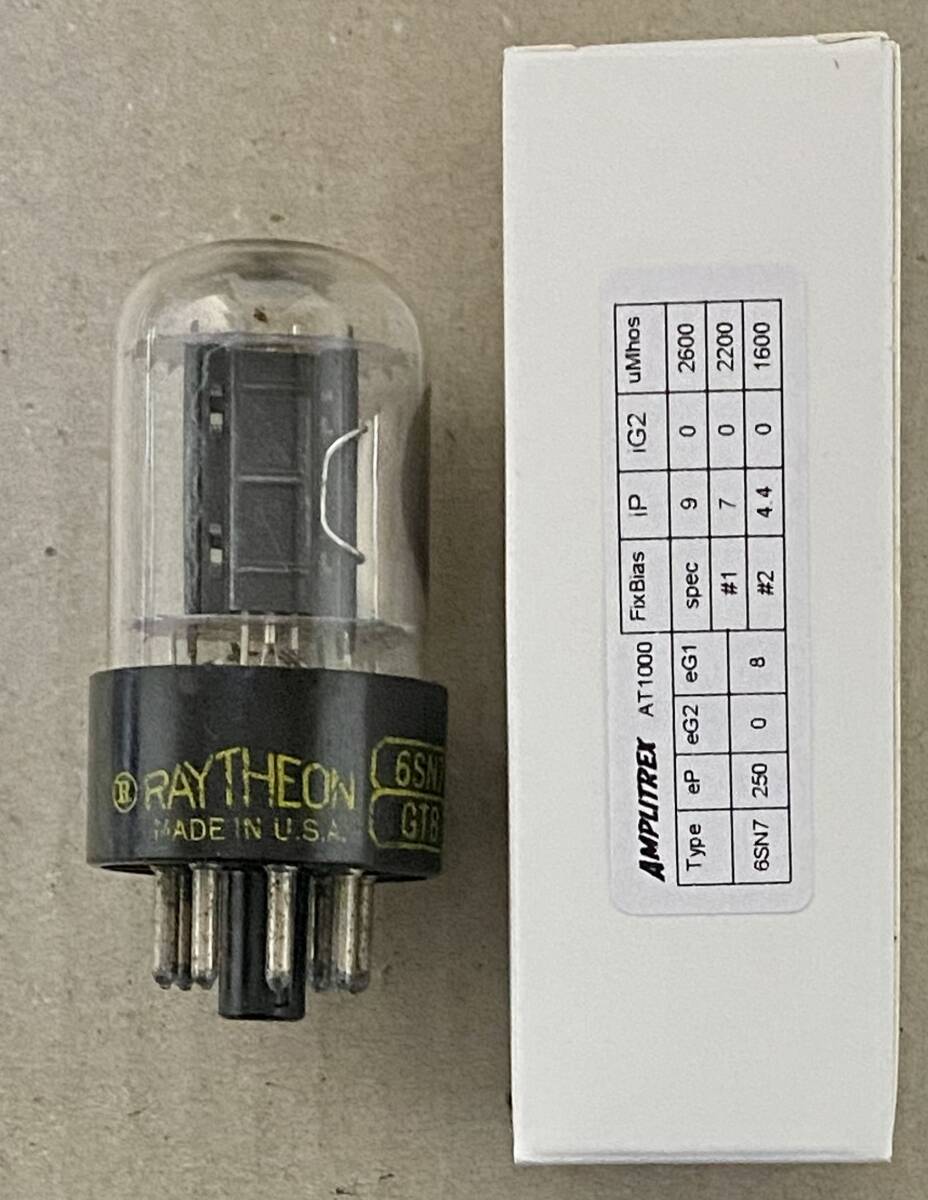 Yahoo!オークション - USED39056 RAYTHEON 6SN7GT（ブラックプレート ...