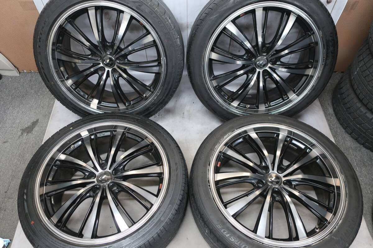 爆安 WEDS ウェッズ レオニス EX 8J +35 245/40R19 アルファード ヴェルファイア エスティマ エルグランド 室内保管品 点検済(ラジアルタイヤ)｜売買されたオークション ...