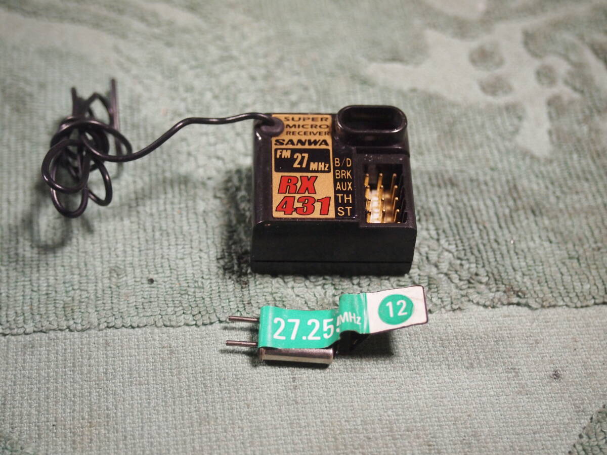Yahoo!オークション - サンワ RX-431 受信機 FM27MHz SANWA 12番クリス...