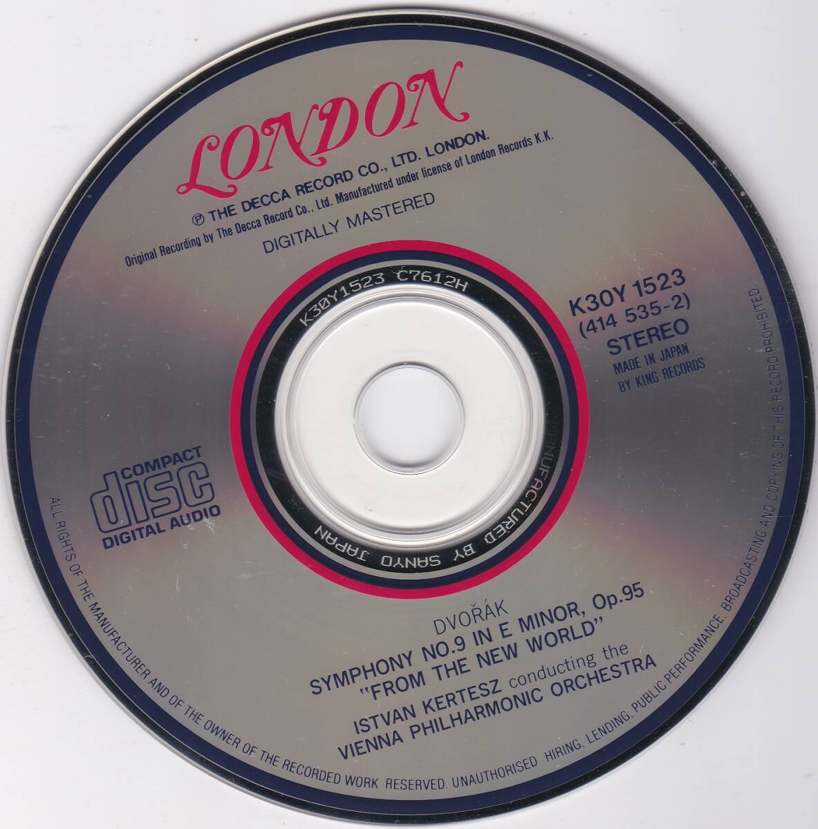 Yahoo!オークション - KING初期盤 ケルテス ドヴォルザーク 交響曲9...