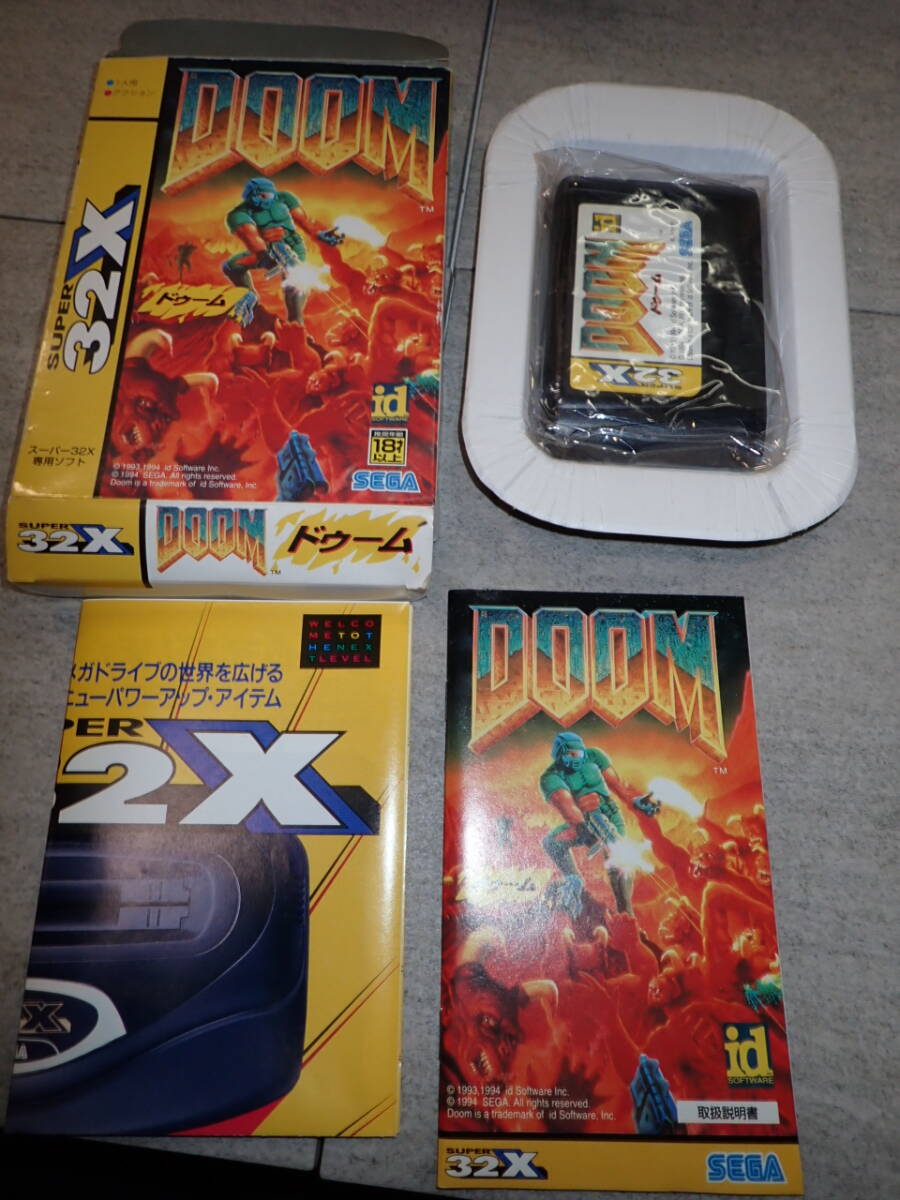 Yahoo!オークション - MD メガドライブ スーパー32X DOOM (ドゥーム）S...