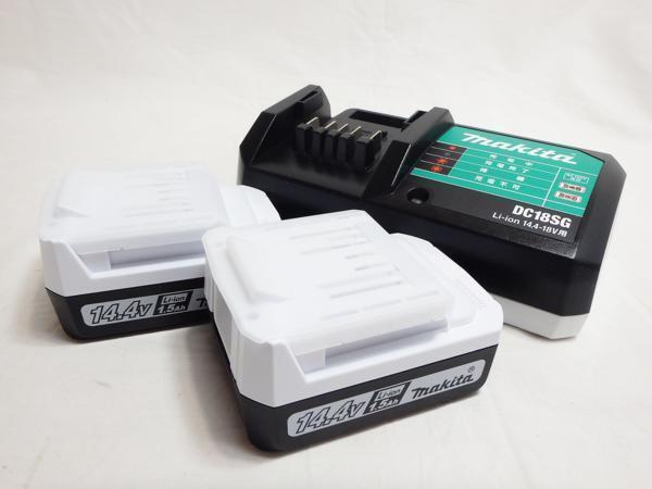 マキタ 14.4V ライトバッテリー 1.5Ah BL1415G 2個+ライトバッテリ専用充電器 DC18SG 1台セット(パーツ)｜売買されたオークション情報、yahooの商品情報を ...