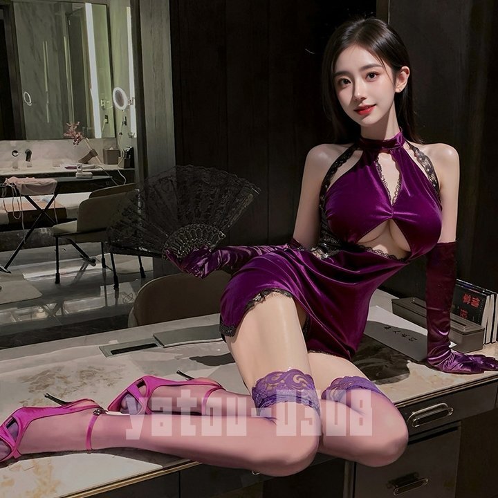 Yahoo!オークション - K065 コスプレウェア 悩殺 ベロア 透け透け レー...