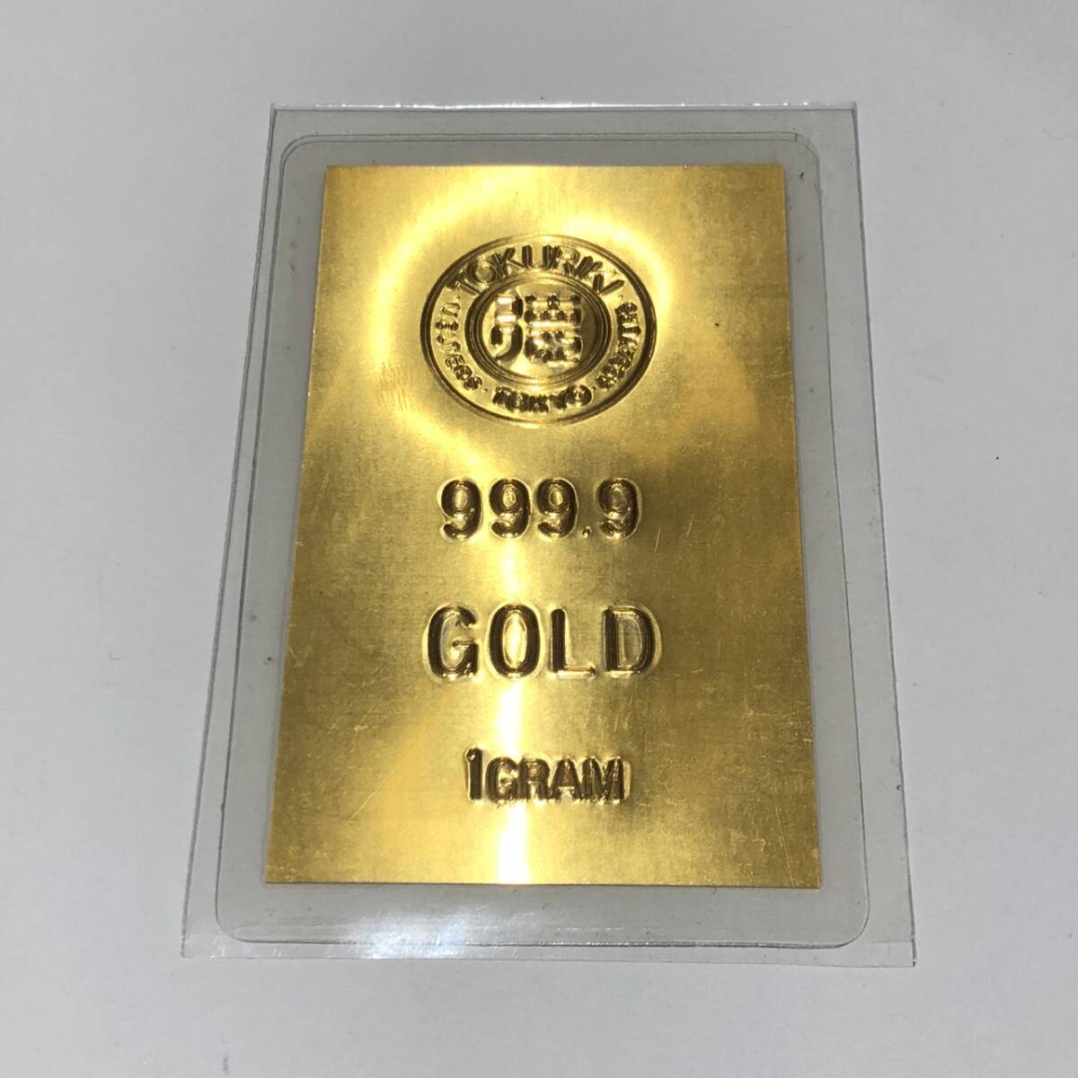 Yahoo!オークション - 33012 徳力 純金 K24 999.9 1g カード ゴールド