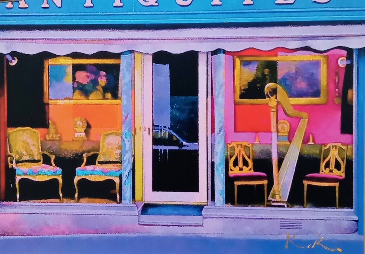 Yahoo!オークション - P44 原画作者真筆金文字サイン入り高級複製画...