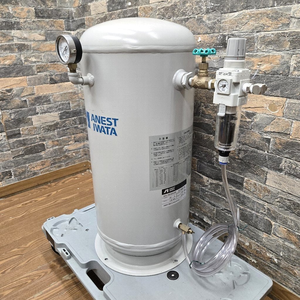 Yahoo!オークション - 24R134 アネスト岩田 エアーレシーバー SAT-36C...
