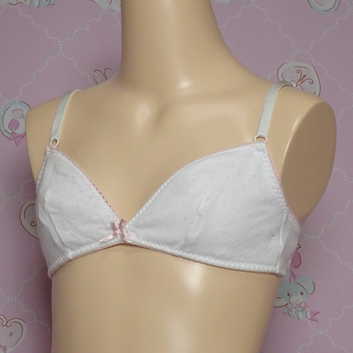 Yahoo!オークション - （2444） ハーフトップ 三角ブラ Sサイズ 女児服...