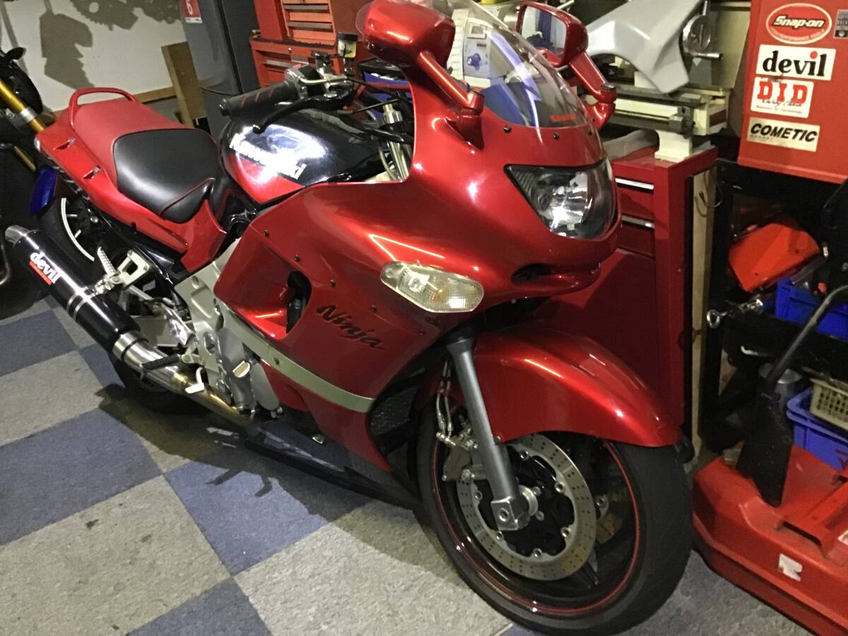 Yahoo!オークション - ZZR400N・600E 社外アップハンドル用トップブリ...