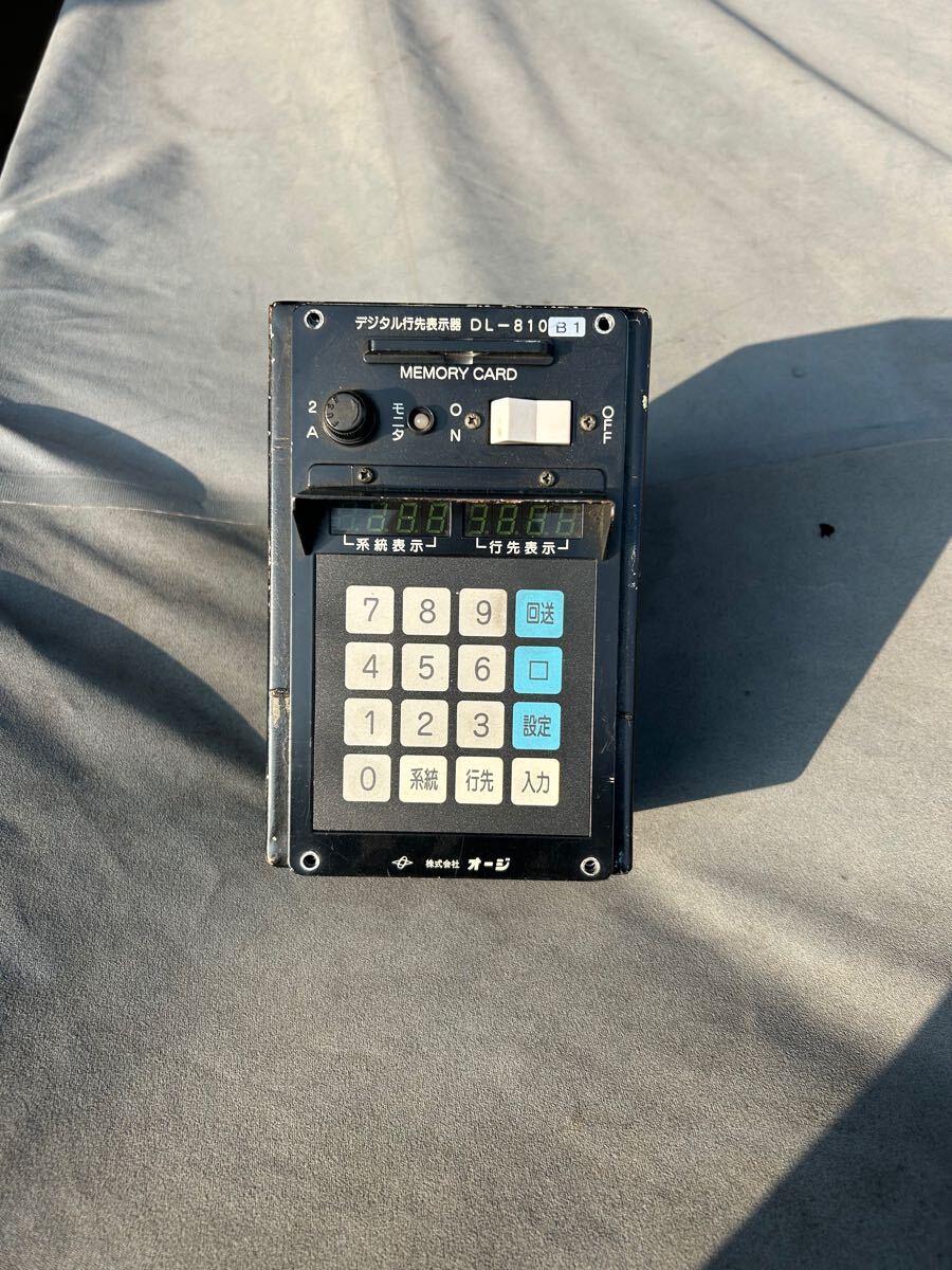 Yahoo!オークション - 路線バス デジタル行先表示器 DL-810 オージ 廃...