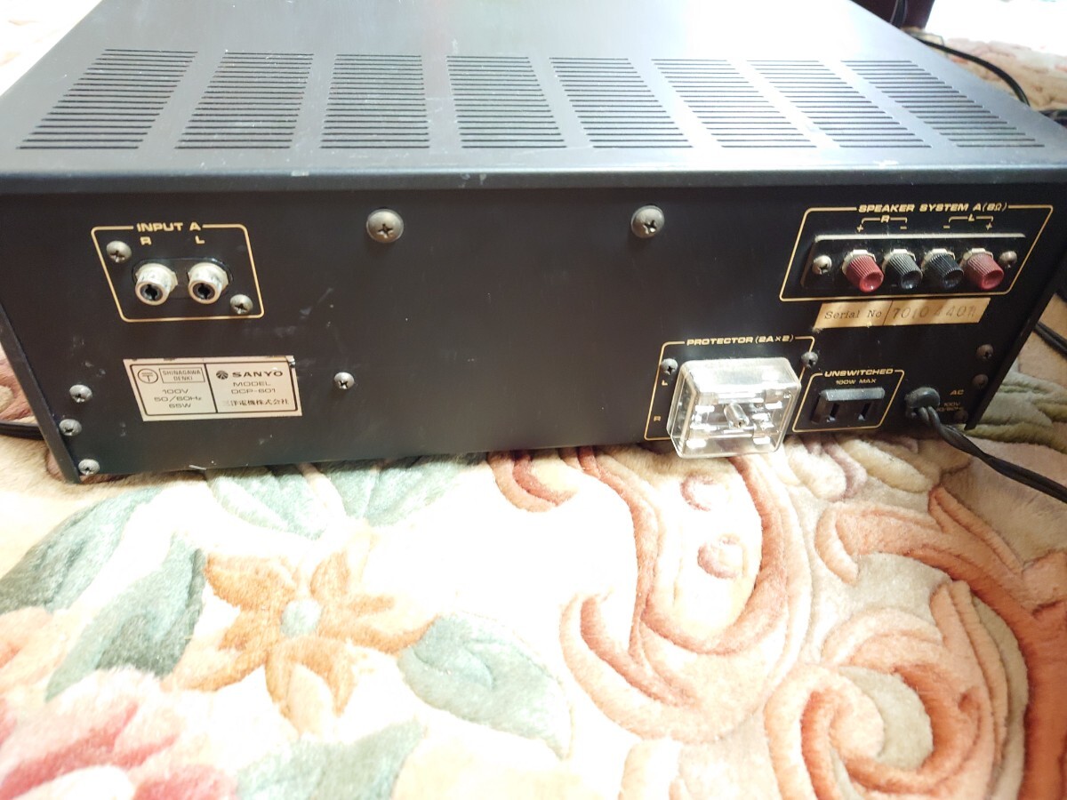 Yahoo!オークション - 【昭和レトロ】OTTO SANYO DCP-601 メインアンプ...