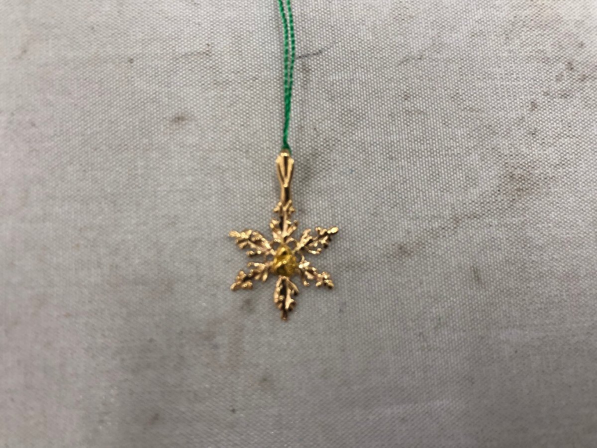 【K14 アトK トップ 結晶】1.0g 14×20×2mm ポリッシュ仕上げ SY02-EE3 ゴールド