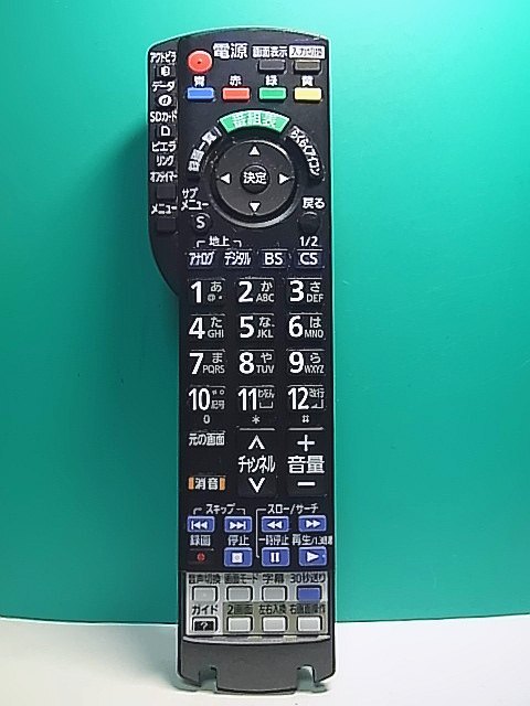 Yahoo!オークション - S162-518 パナソニック Panasonic テレビリモコ...