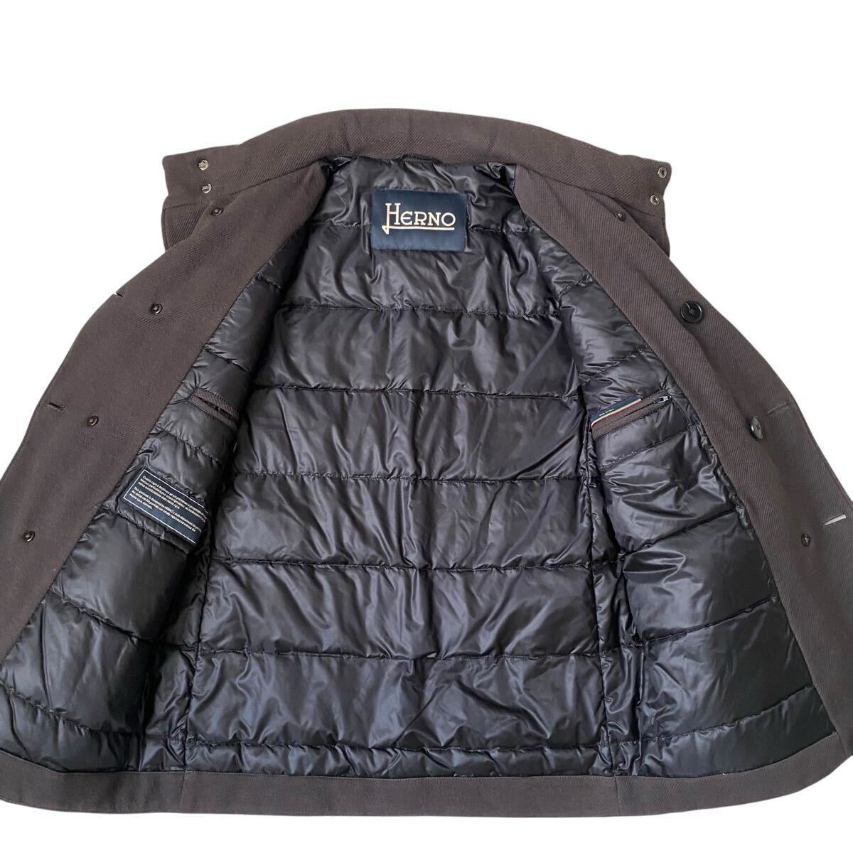 Yahoo!オークション - XLサイズ HERNO ヘルノ ピーコート ダウンジャケ...