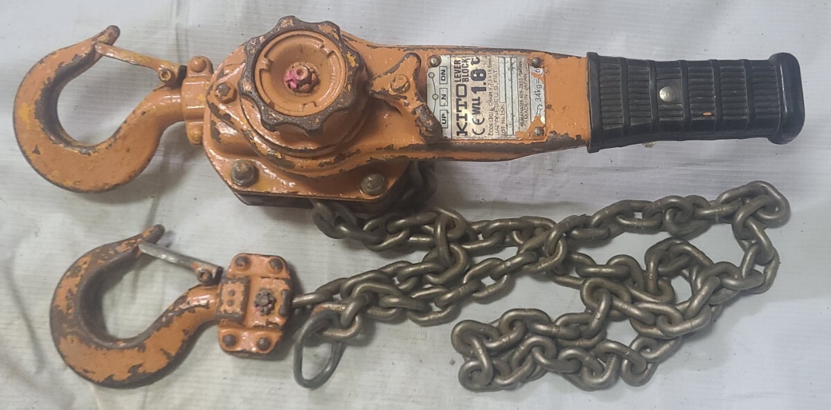 Yahoo!オークション - キトー KITO レバーブロック1.6t